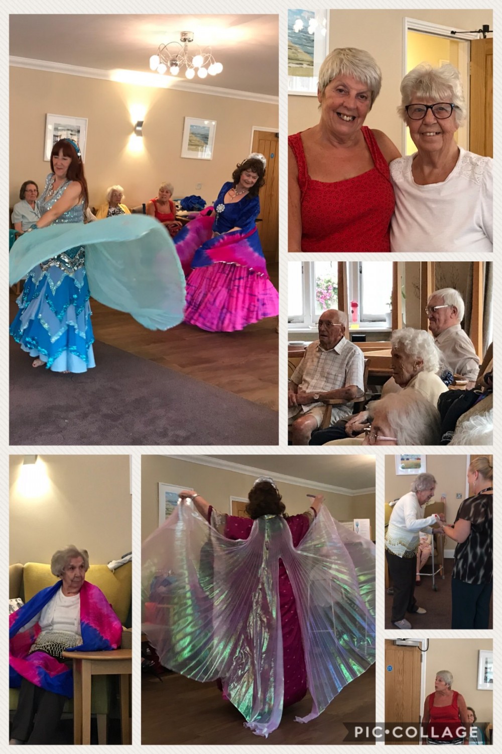 Belly dancing demonstration - Carlton Hall