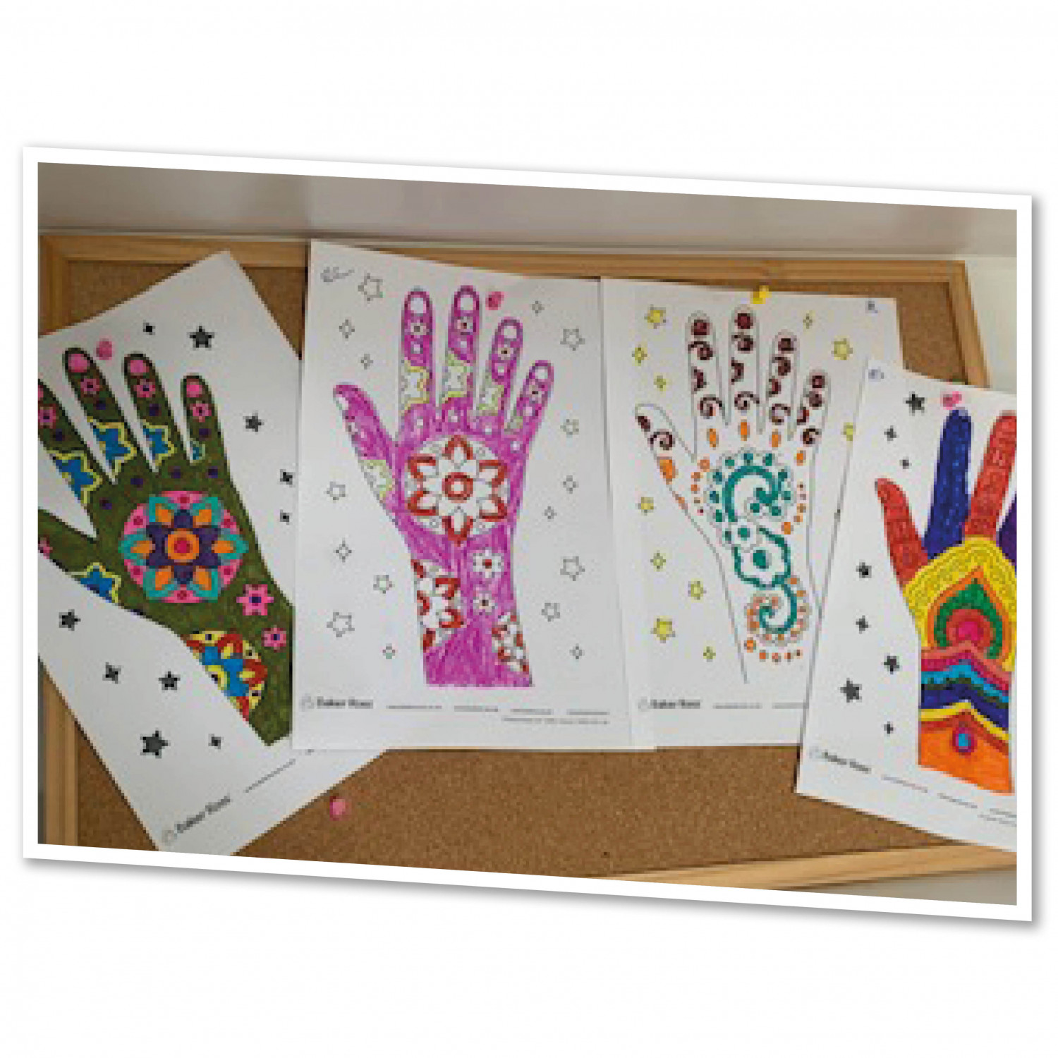 Diwali hand colouring - Carlton Hall