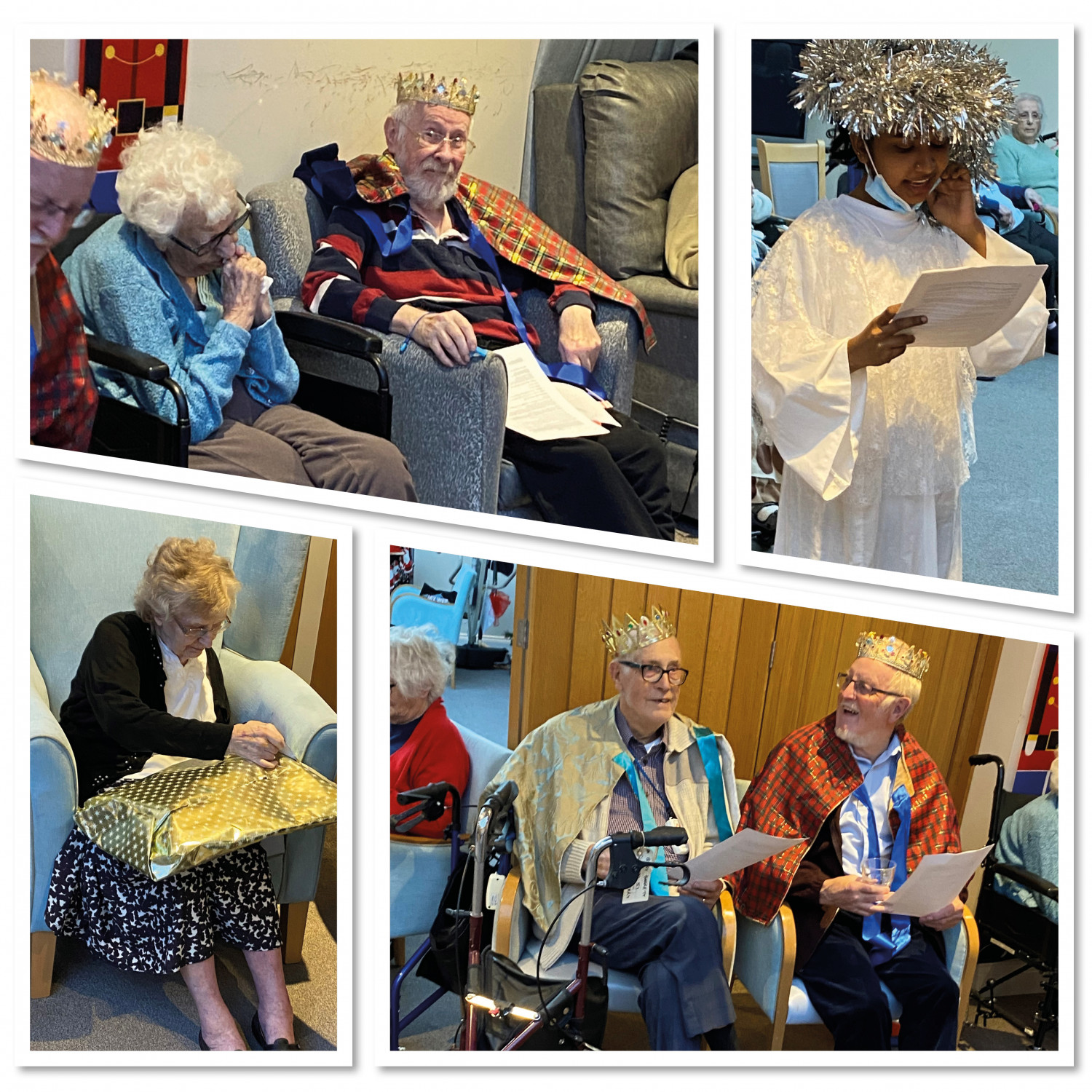 Christmas party for residents - Carlton Hall